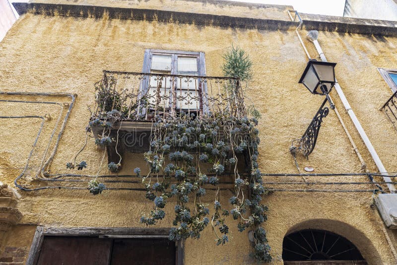 Old Classic Building in Marsala, Sicily, Italy Stock Image - Image of ...