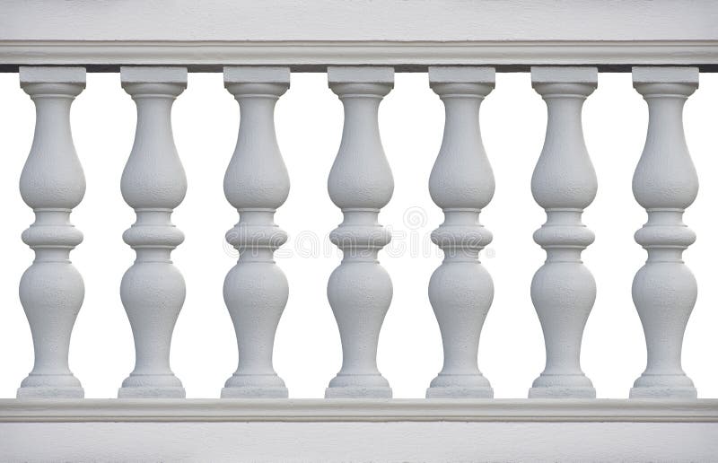 Old Classic Concrete Italian Balustrade - Seamless Pattern Concept ...