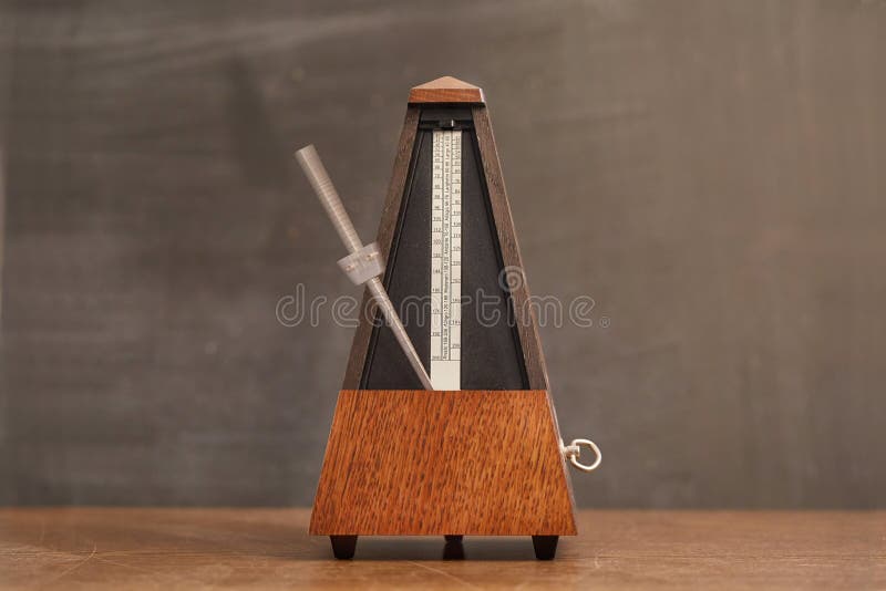 Old Classic Metronome stock image. Image of education - 142965191