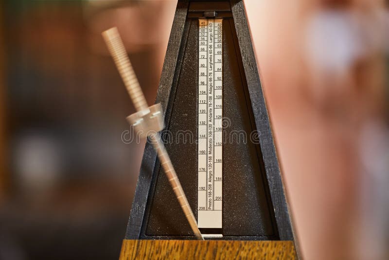 Old Classic Metronome stock image. Image of move, precise - 141605613