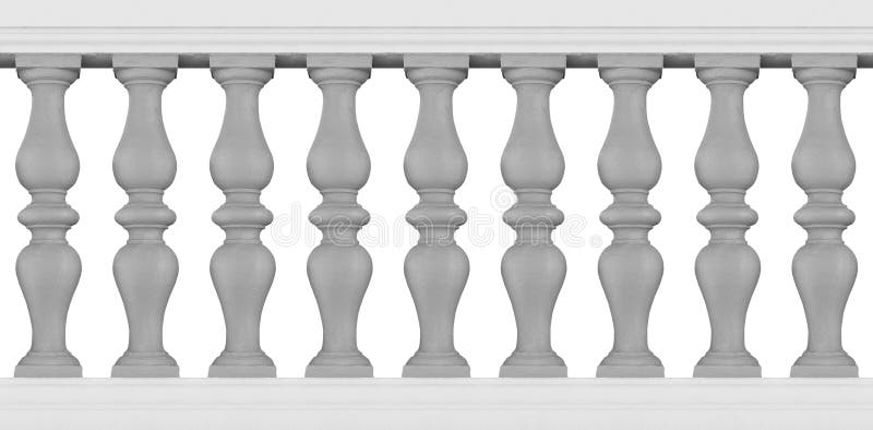 Old Classic Stone Italian Balustrade - Seamless Pattern Concept on ...