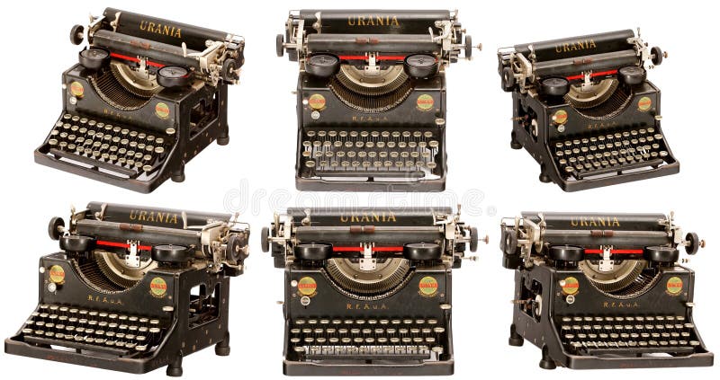 Old Classic Typewriter (different Angles) Editorial Photography - Image ...