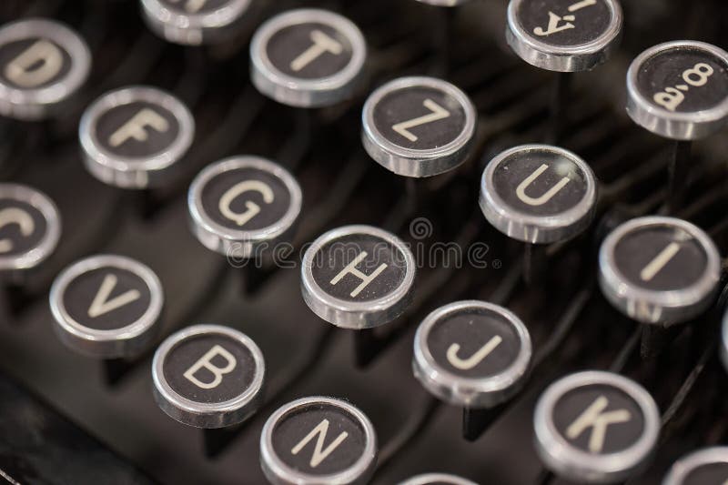 Old Classic Typewriter stock image. Image of dark, keyboard - 353968123