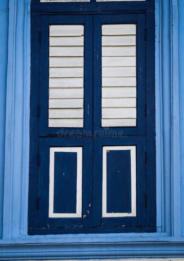 Old and Classic Wooden Window of a Malay House Stock Photo - Image of ...
