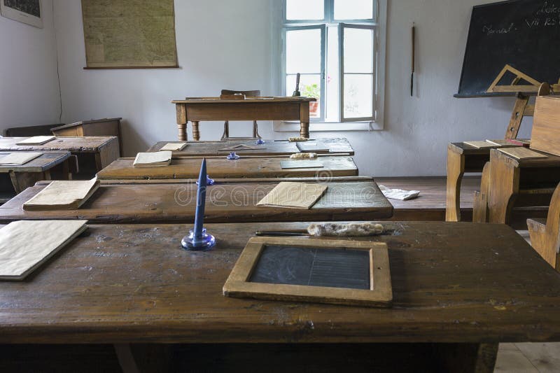 Old classroom editorial stock image. Image of chalk, castle - 36984744