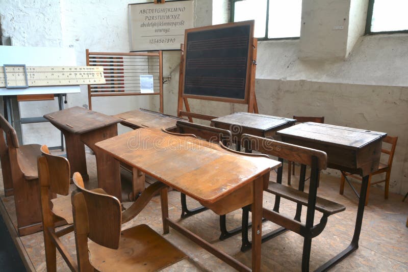 Old classroom stock image. Image of school, teach, training - 35236891