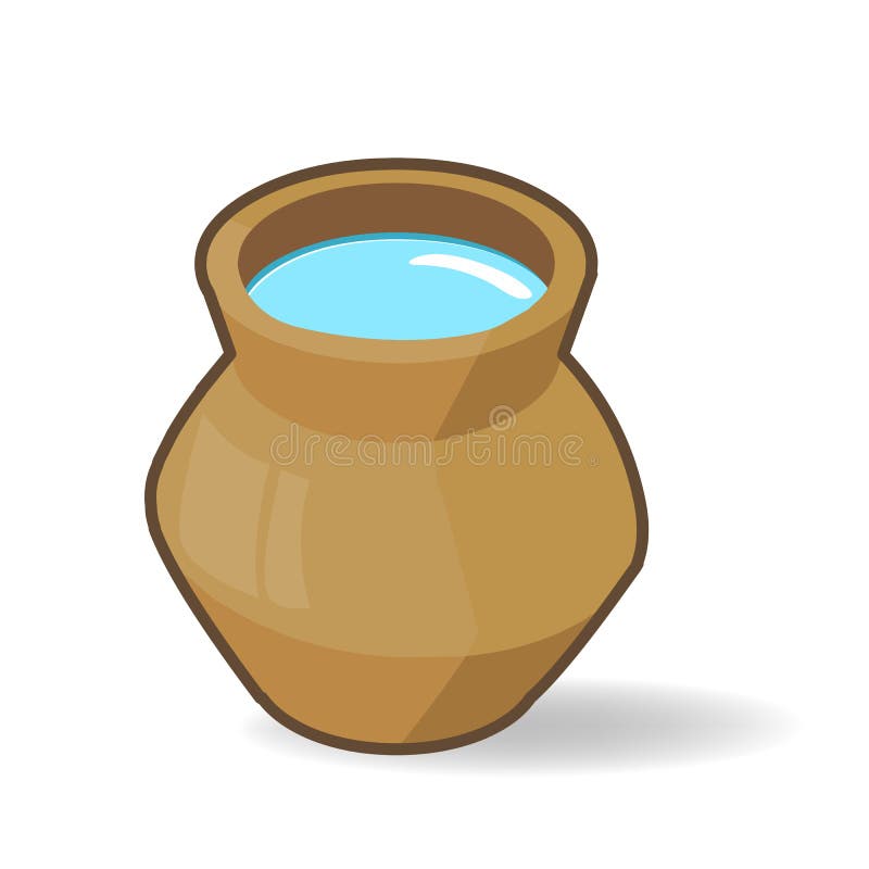 Clay jar stock vector. Illustration of potter, classical - 30006542