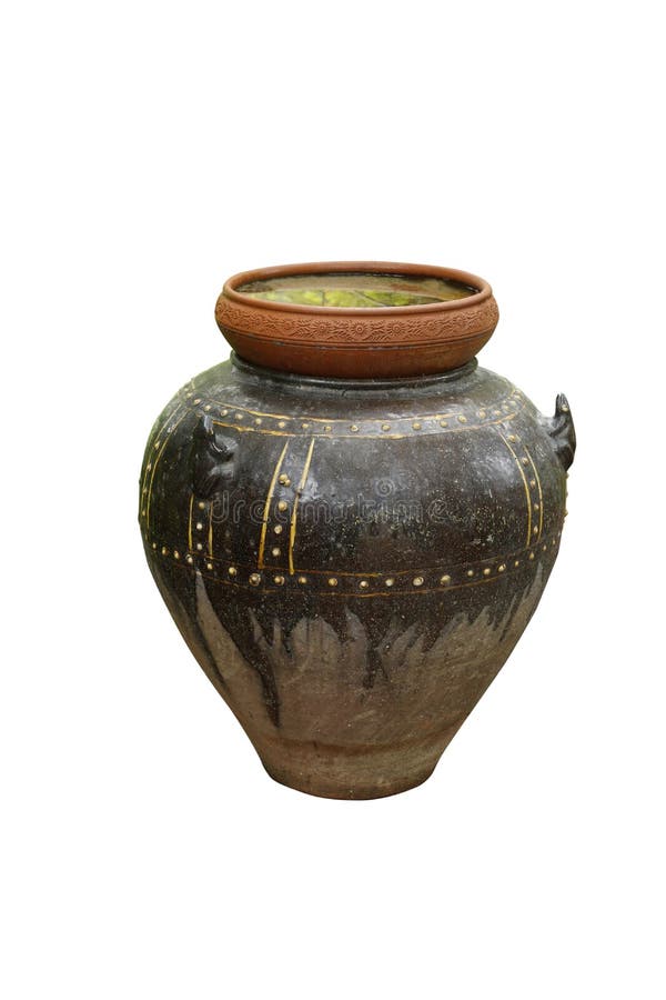 Old clay jars. stock image. Image of antique, large - 119842945