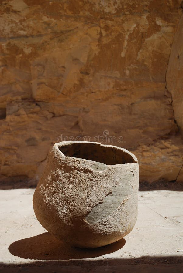 Old clay pot. stock photo. Image of school, leisure, throwing - 3681850