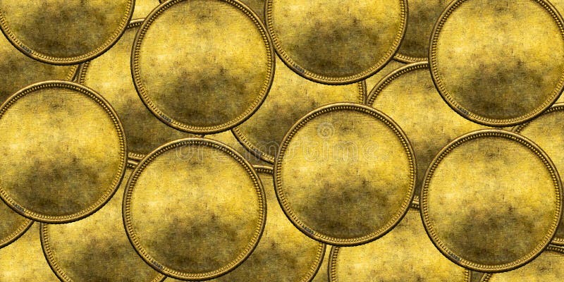 Old Clean Gold Coins. Background Stock Image - Image of bank, abstract ...