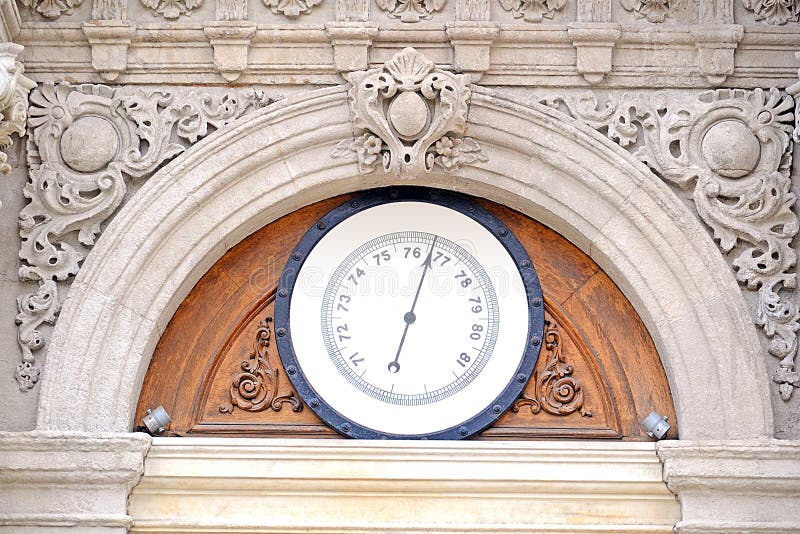 Old Clock stock photo. Image of close, black, architect - 22753488