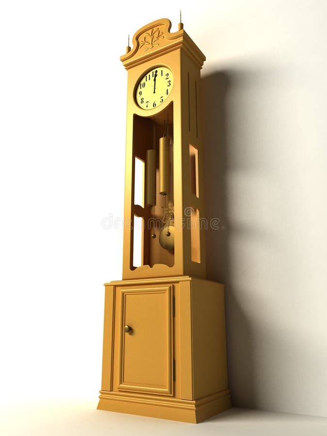 Old clock stock illustration. Illustration of minute - 22846944
