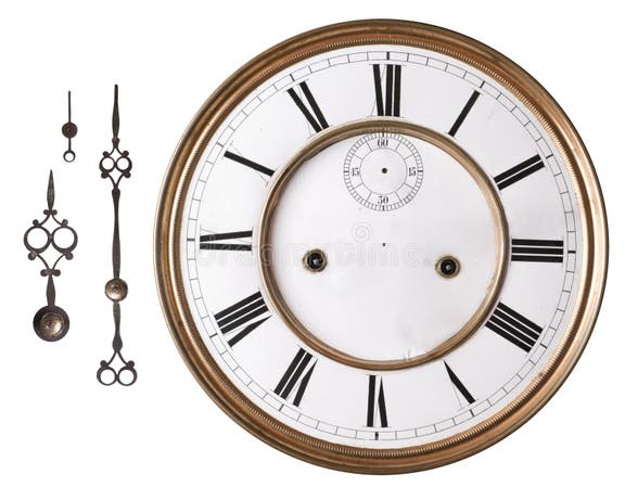 Old clock. stock image. Image of hour, face, hands, antique - 7184701