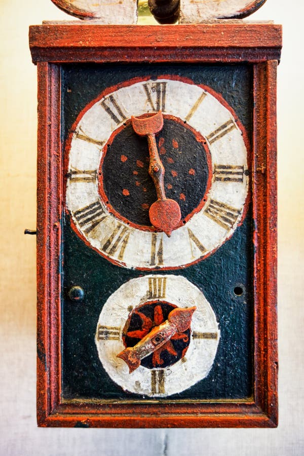 Old clock stock photo. Image of face, rusty, ornate, brown - 49756392
