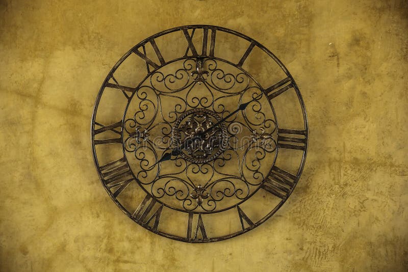 Old clock as roman style stock image. Image of baroque - 31647031