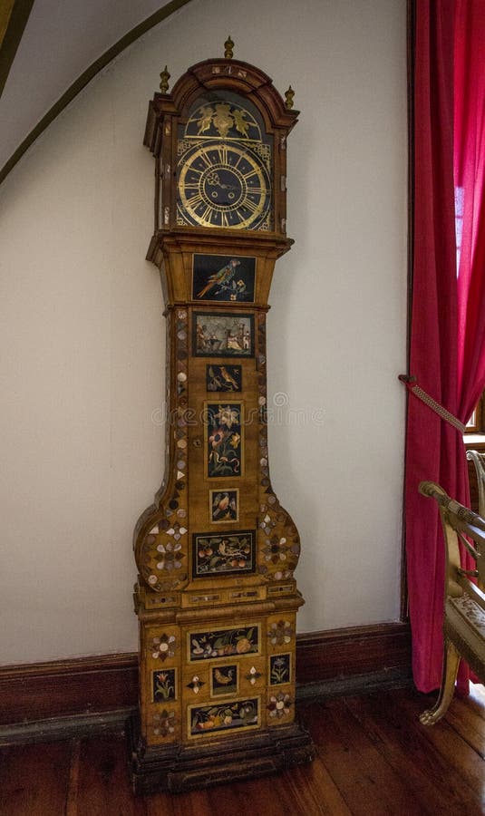 Old clock in the castle stock image. Image of outdoor - 257731299