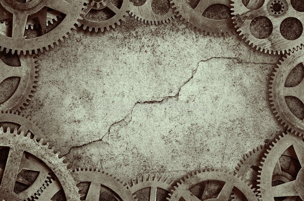 Old Clock Cogs Frame stock image. Image of gearwheels - 44695989