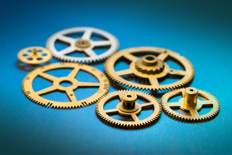 Old clock gears stock image. Image of watch, clock, time - 14561393