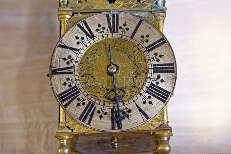 Old Clock Inside Castle of St Michael Mount - Cornwall, England ...