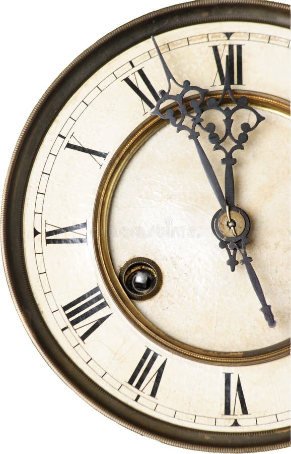 Old clock stock image. Image of countdown, iron, design - 41942441