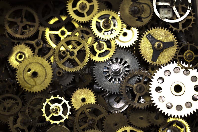 Titanium gear machinery stock photo. Image of industrial - 11346688