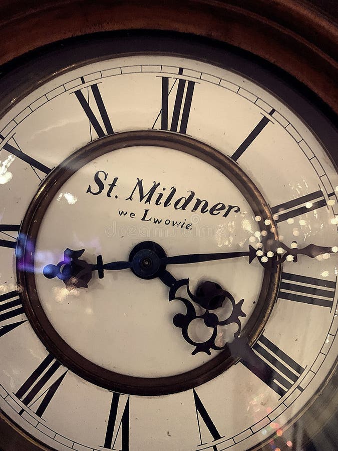 Old Clock with Pointers, Clock from Lviv, Face of a Large Hanging Clock ...