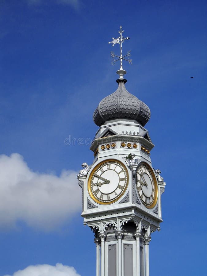 Old clock on the sky stock photo. Image of face, aged - 8981164