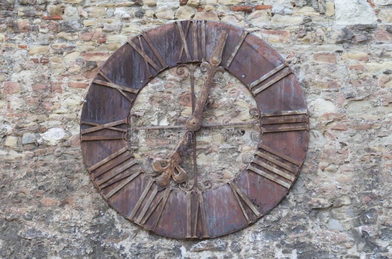 Clock Stone Sundial stock photo. Image of instrument - 141383840