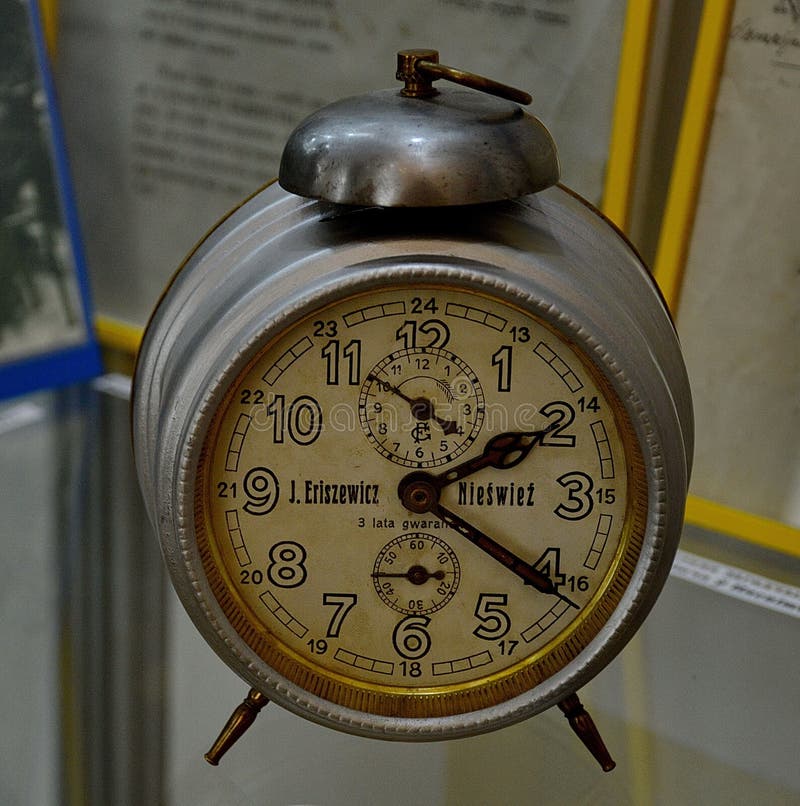 Old-Timer Clock from a Castle in Belarus Editorial Photography - Image ...
