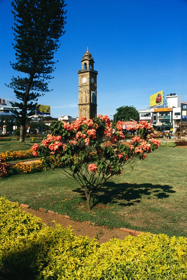 Old Clock Tower Mysore Karnataka India Stock Image - Image of landmark ...