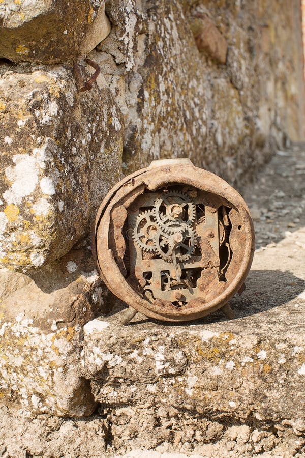 Old Clock stock photo. Image of gears, alarm, clock, rust - 16124018