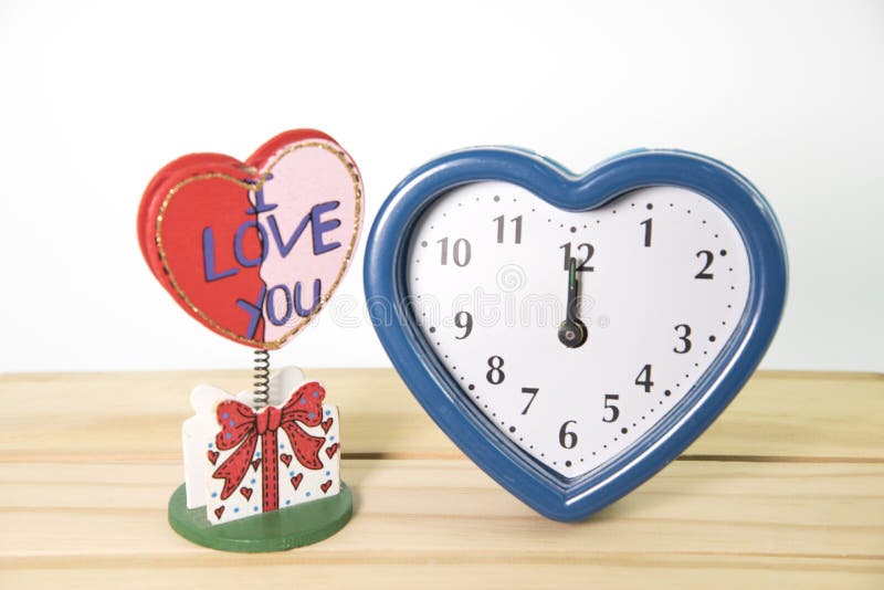 Old Clock with Love stock image. Image of style, retro - 118793173