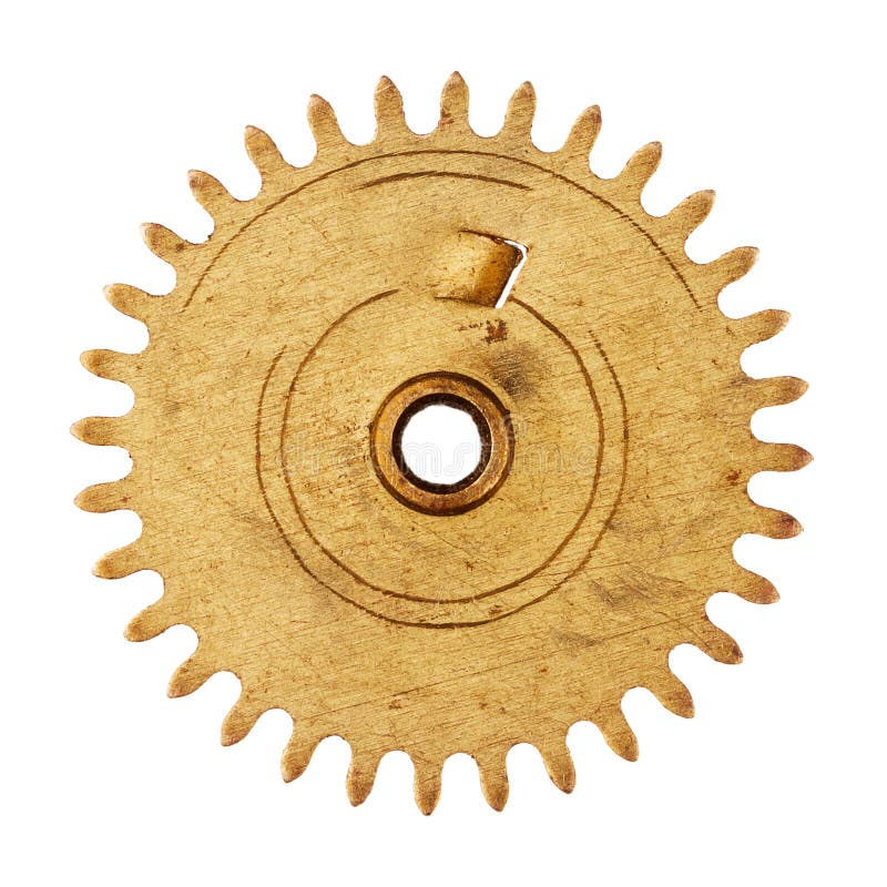 Old clockwork gear stock photo. Image of cogwheel, circle - 65234426