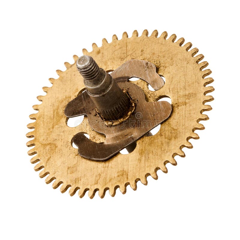 Old clockwork gear stock image. Image of gear, clockwork - 95250357