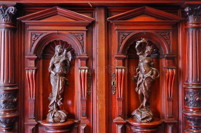 Old closet stock image. Image of decoration, indoor, elegant - 9014901