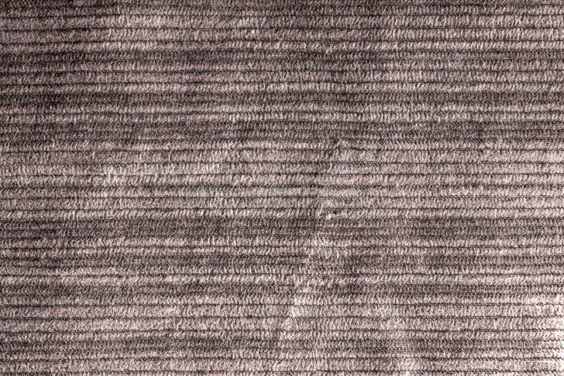 Old Cloth Top View. Brown Background of Textile with Texture Stripes in ...