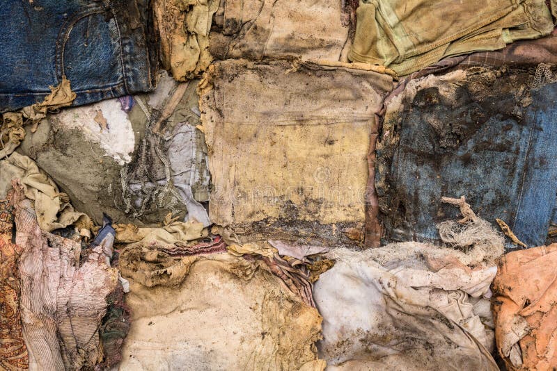 Old Clothes Disintegrated As Texture Stock Photo - Image of material ...