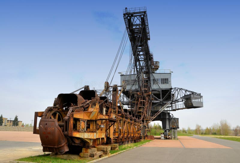 An old coal digger stock photo. Image of crane, germany - 31351500