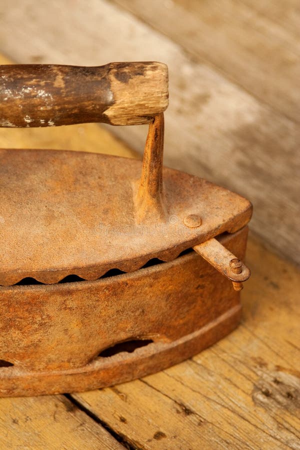 Old coal iron stock photo. Image of tool, exterior, iron - 29929340