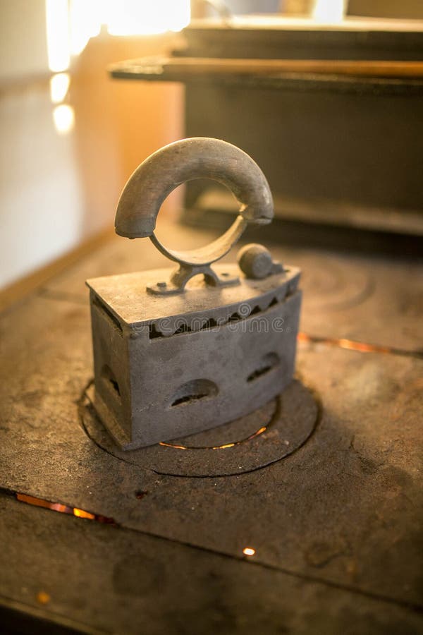 Old coal iron stock image. Image of iron, retro, steel - 64754481
