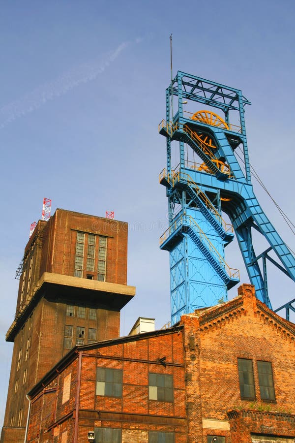 Old coal mine stock image. Image of tower, architecture - 6043511