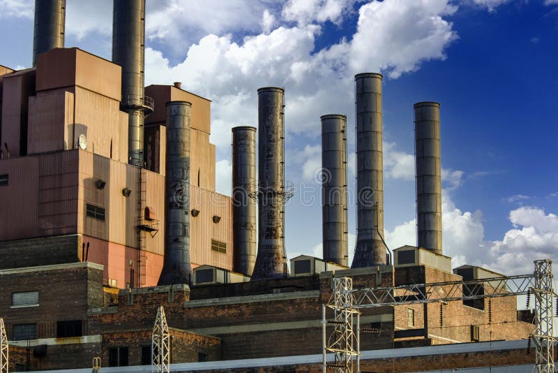 Coal-fired Power Station editorial photography. Image of building ...