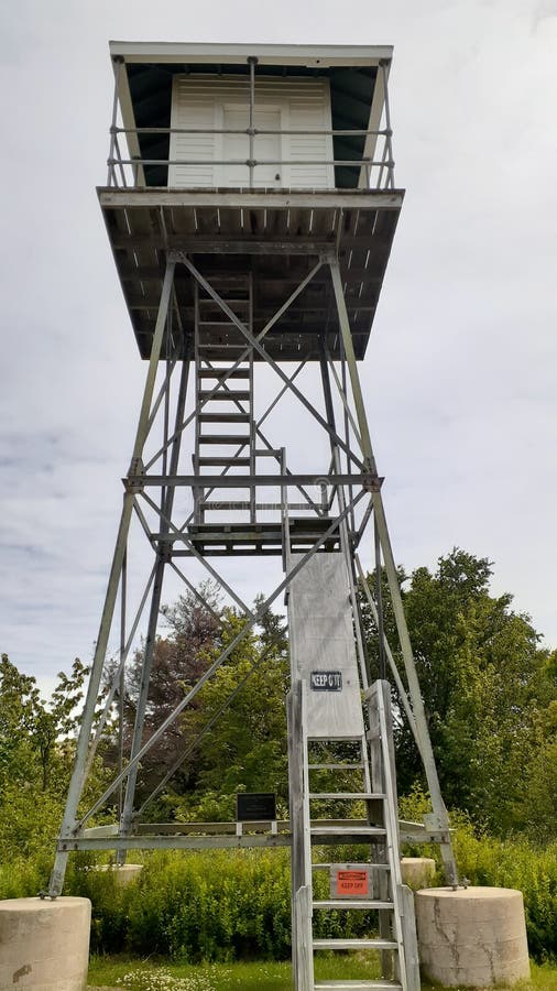 Old Coast Guard Tower stock photo. Image of waterway - 200455202