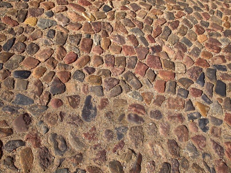 Old Cobbled Stones Road Background Stock Photo - Image of boulevard ...