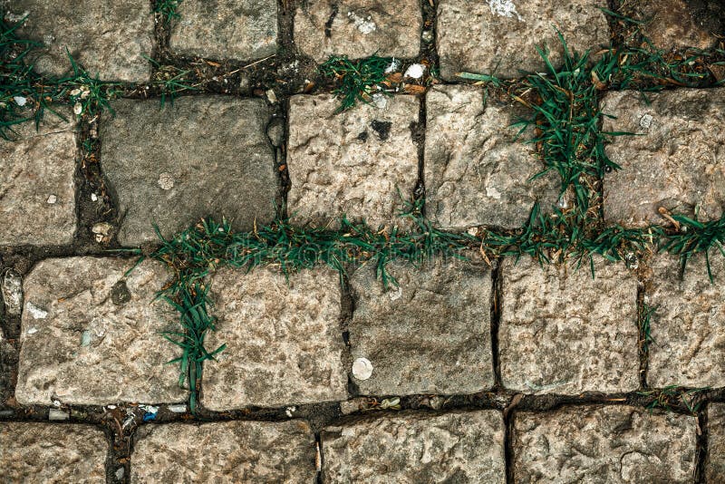 Old Cobbles Pattern, Cobblestone Texture, Close Up View, Stone ...