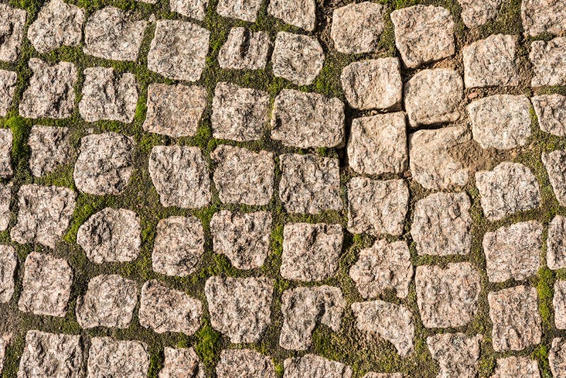 Old Cobblestone Road. Texture and Background Stock Photo - Image of ...