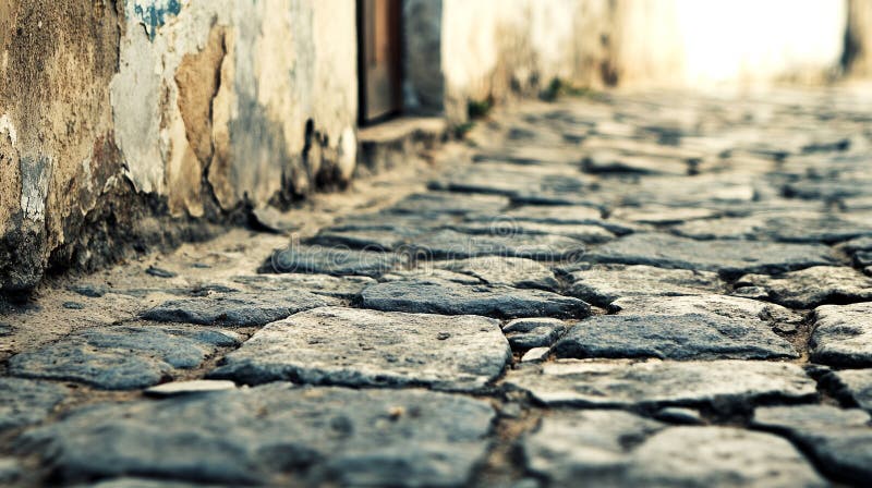 Old Cobblestone Street Texture Rustic Wall Background Road Path Aged ...