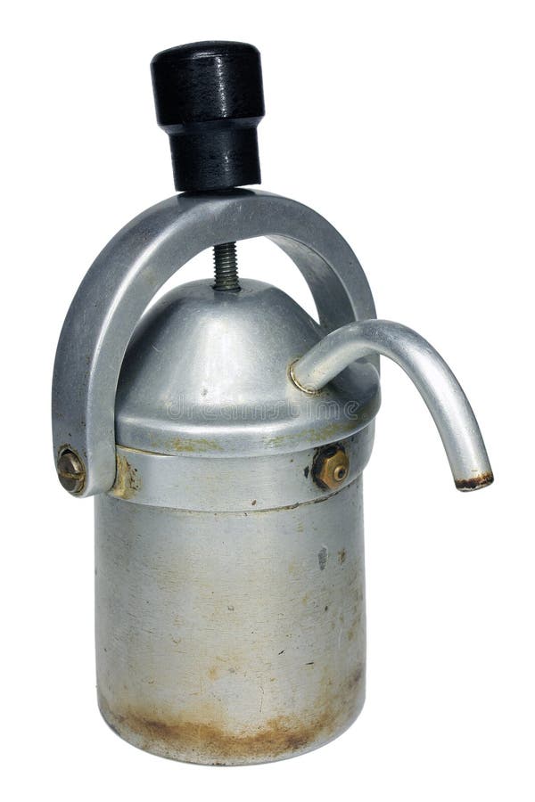 Old coffee maker stock image. Image of food, white, traditional - 68714119