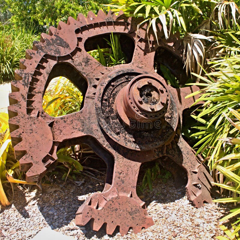 Old cog wheel stock image. Image of australian, manufacturing - 51767681