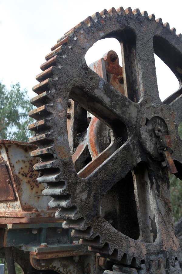 Old cog wheel stock photo. Image of cooperation, business - 76664566